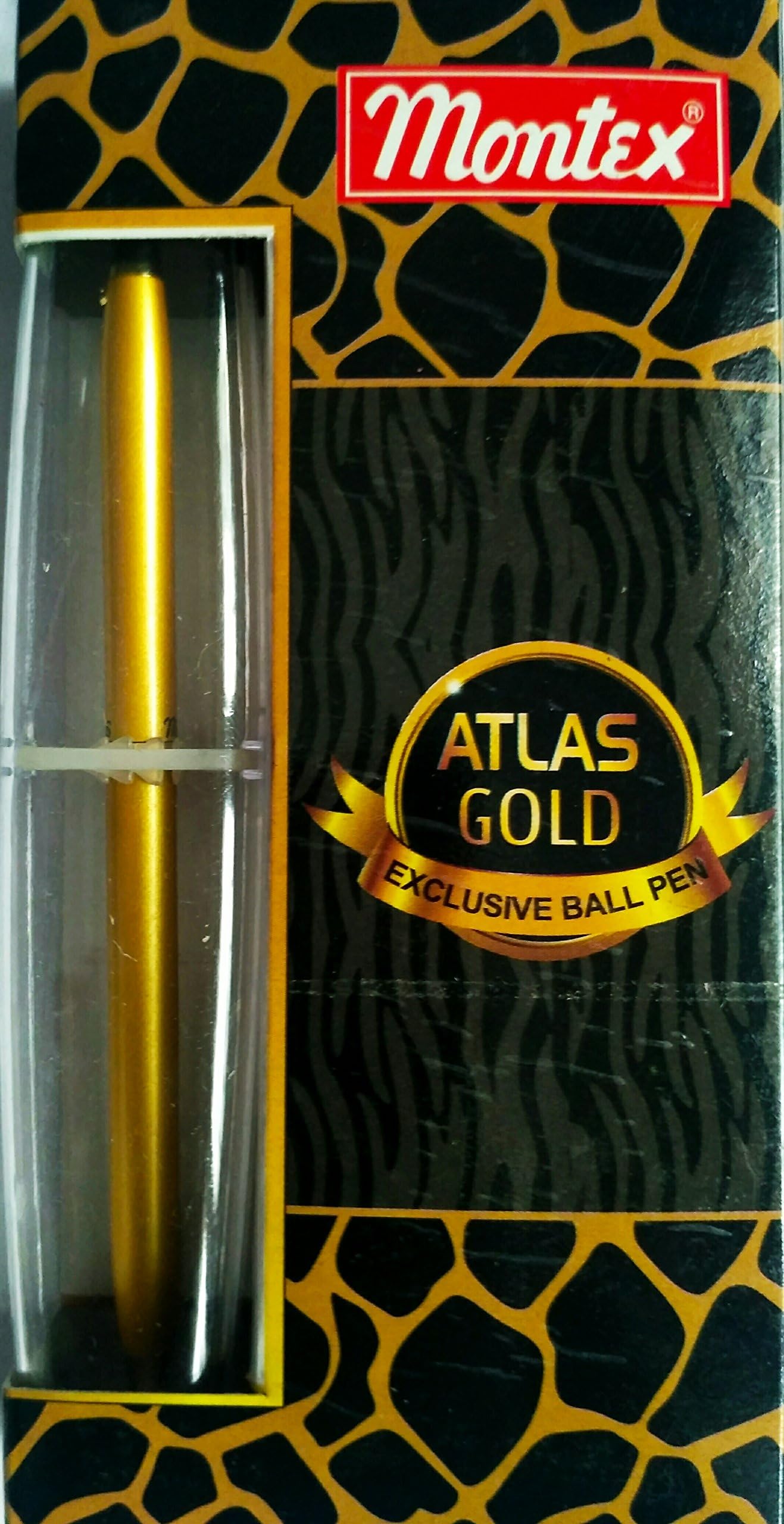 Montex Atlas Ball Pen (Gold) - Pack of 5 : Amazon.in: Office Products