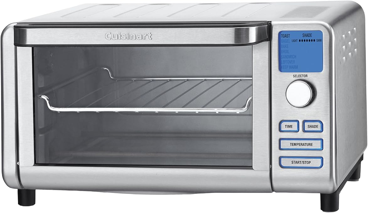 Amazon.com: Cuisinart TOB-100 Compact Digital Toaster Oven Broiler ...