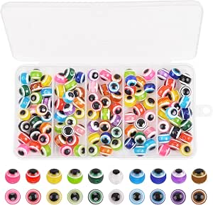 Amazon.com: Fishing Beads Fish Eye Beads Kit Assorted Mixed Colors ...