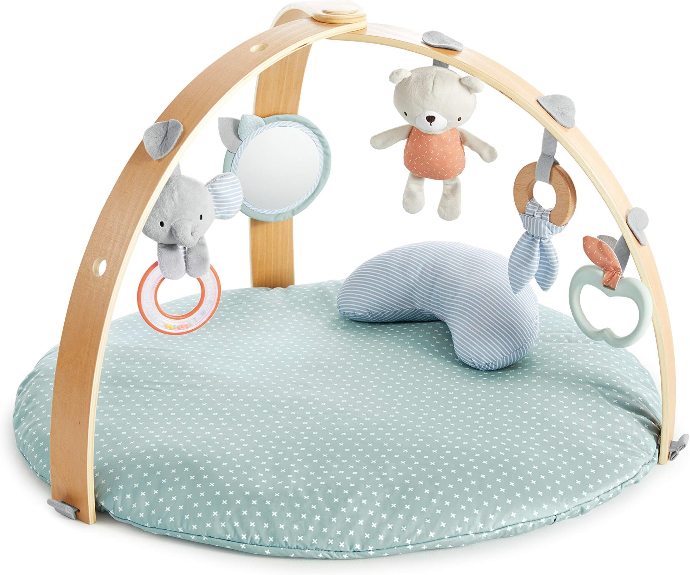 Amazon.com : Ingenuity Cozy Spot Reversible Duvet Activity Gym & Play ...