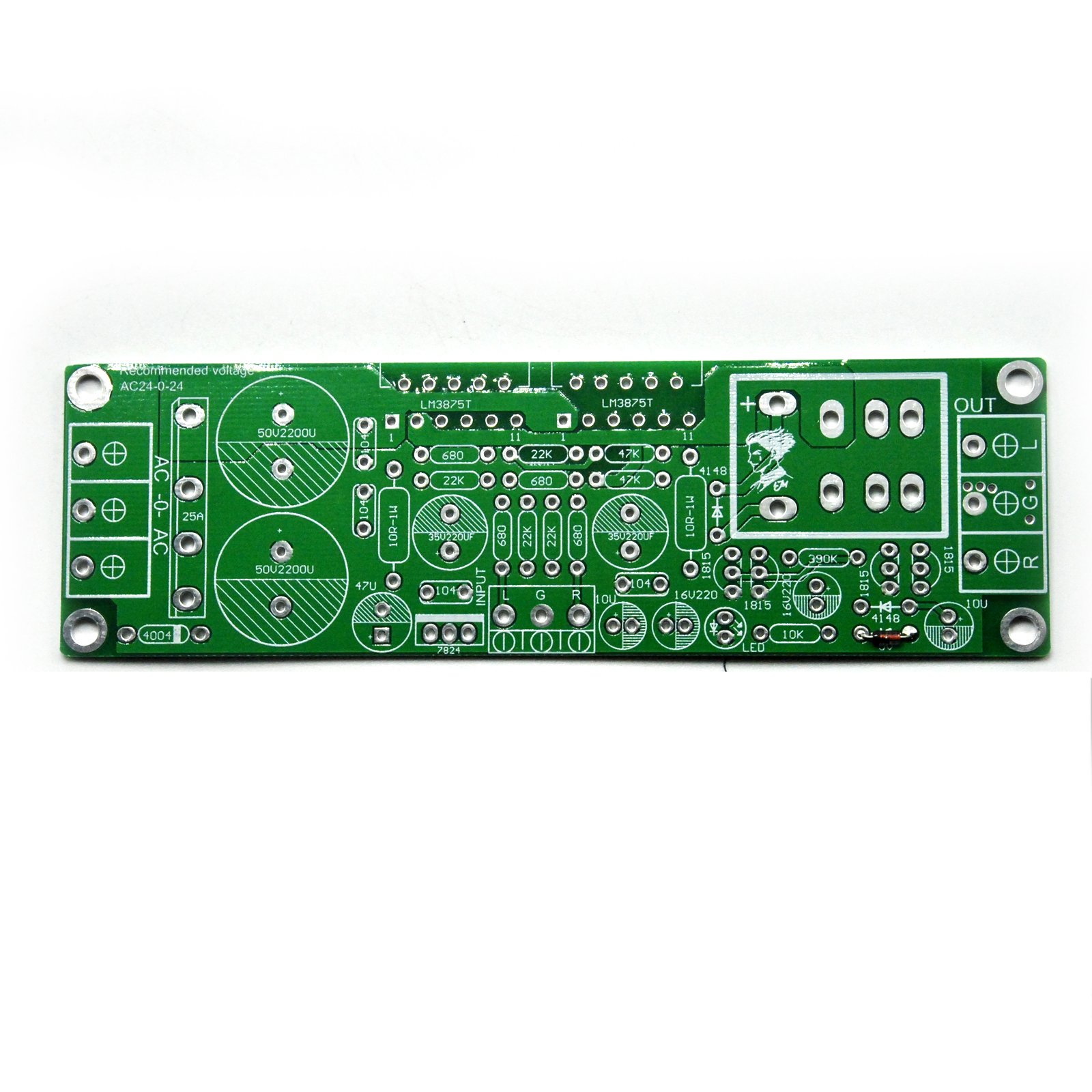 Amplificador Pel Clone Wars 237culas Kit Gainclone 3875 LM3875 50W+50W