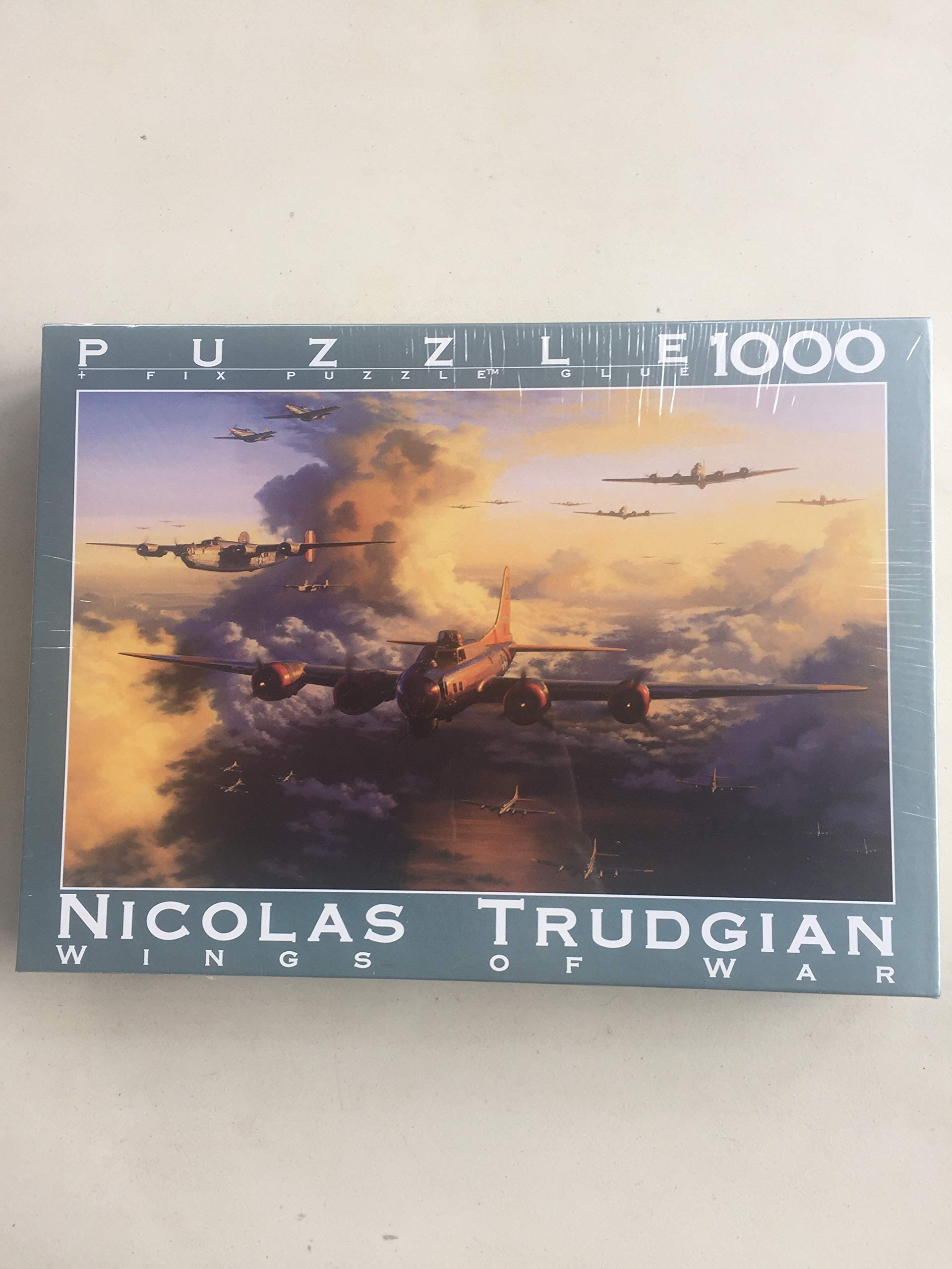 Amazon.com: F-ink Nicolas Trudgian Fix Puzzle, Glue "wings of War, 1000 ...