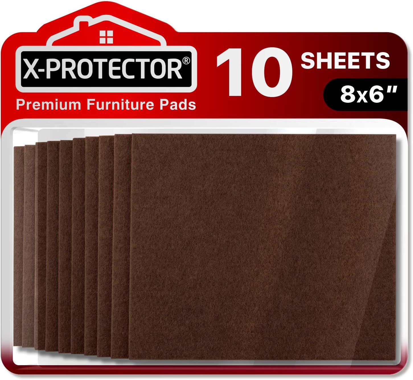 Liberty Safe - Protective Floor Pads 4 Inch Round 1/4' Thick Dark Brown ...