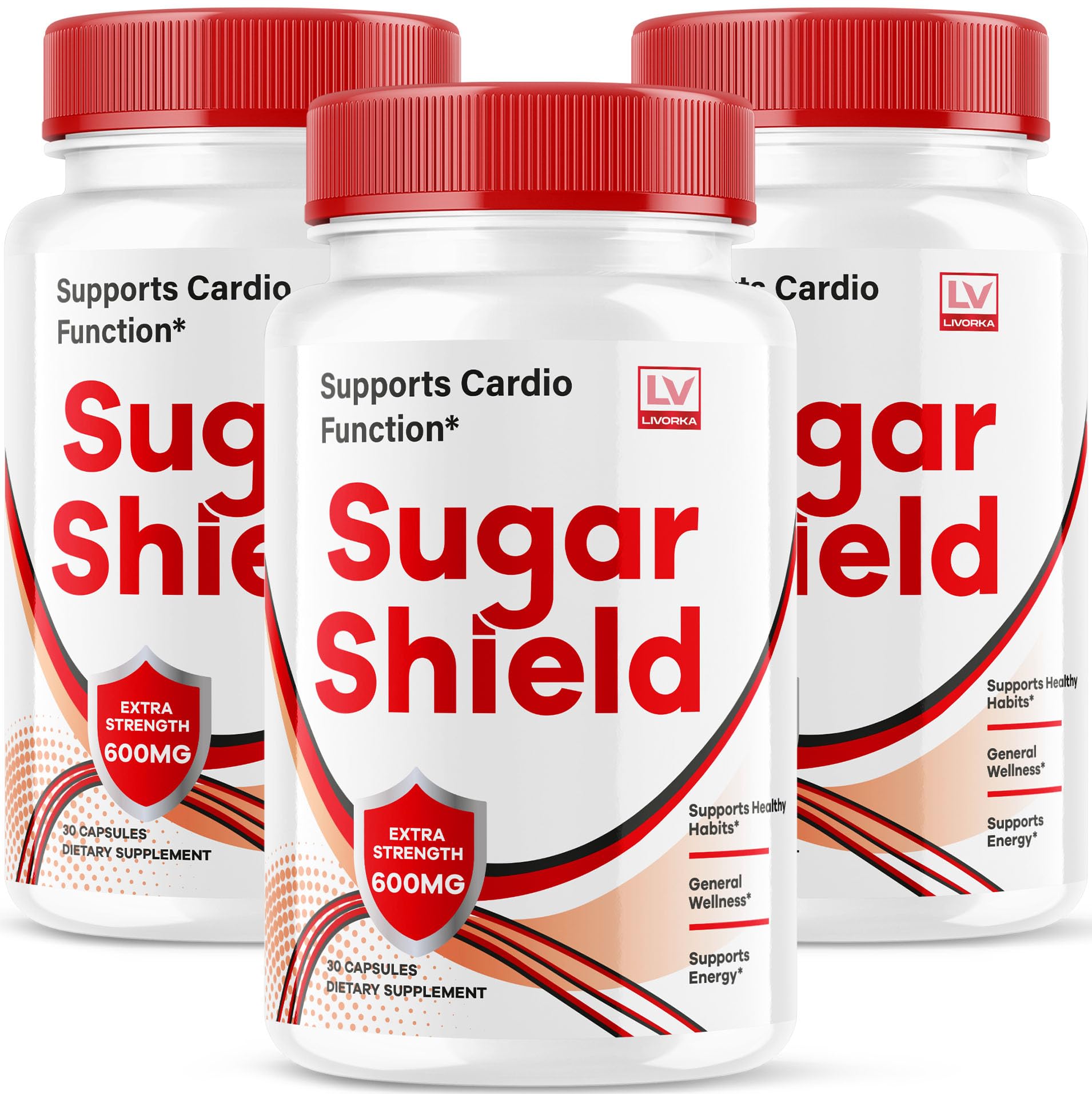Amazon.com: (3 Pack) Sugar Shield, Sugar Shield Blood Support, Sugar ...