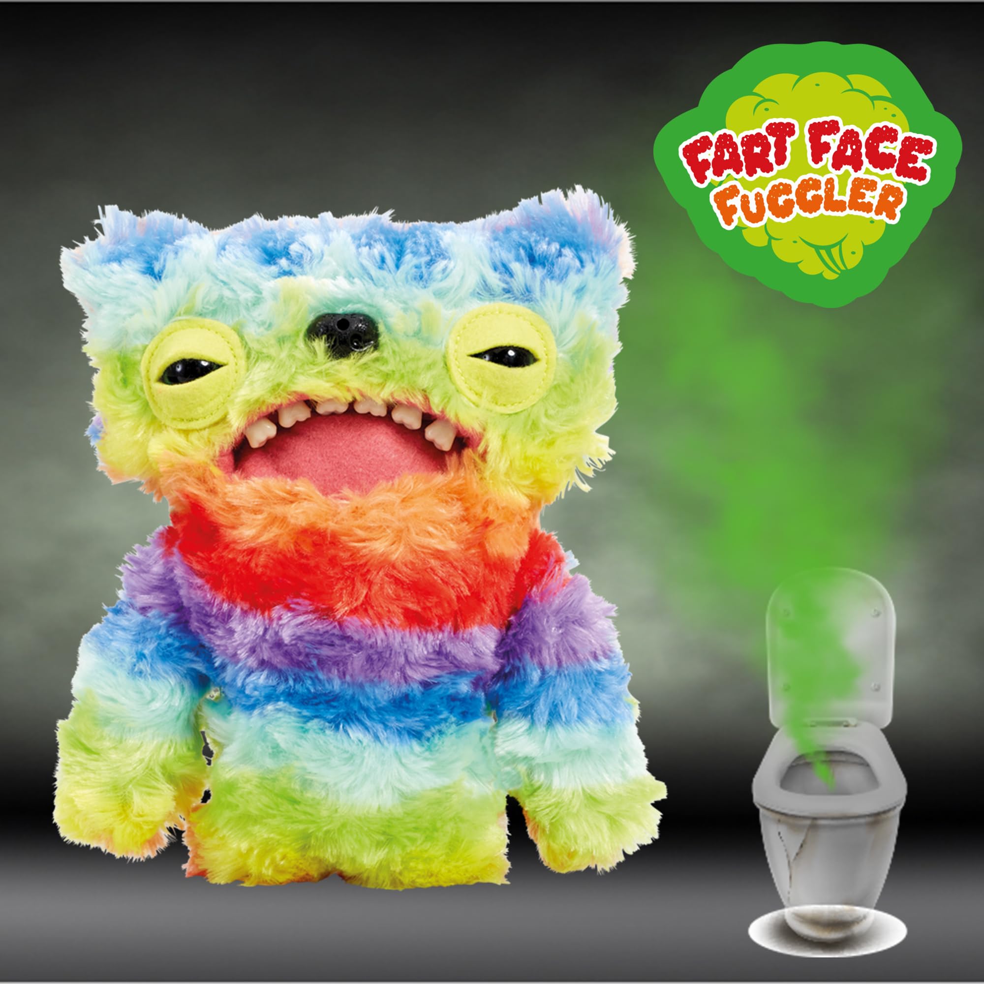 Fuggler Fart Face Wide Eyed Weirdo Soft Toy For Children 4 Years & Over ...