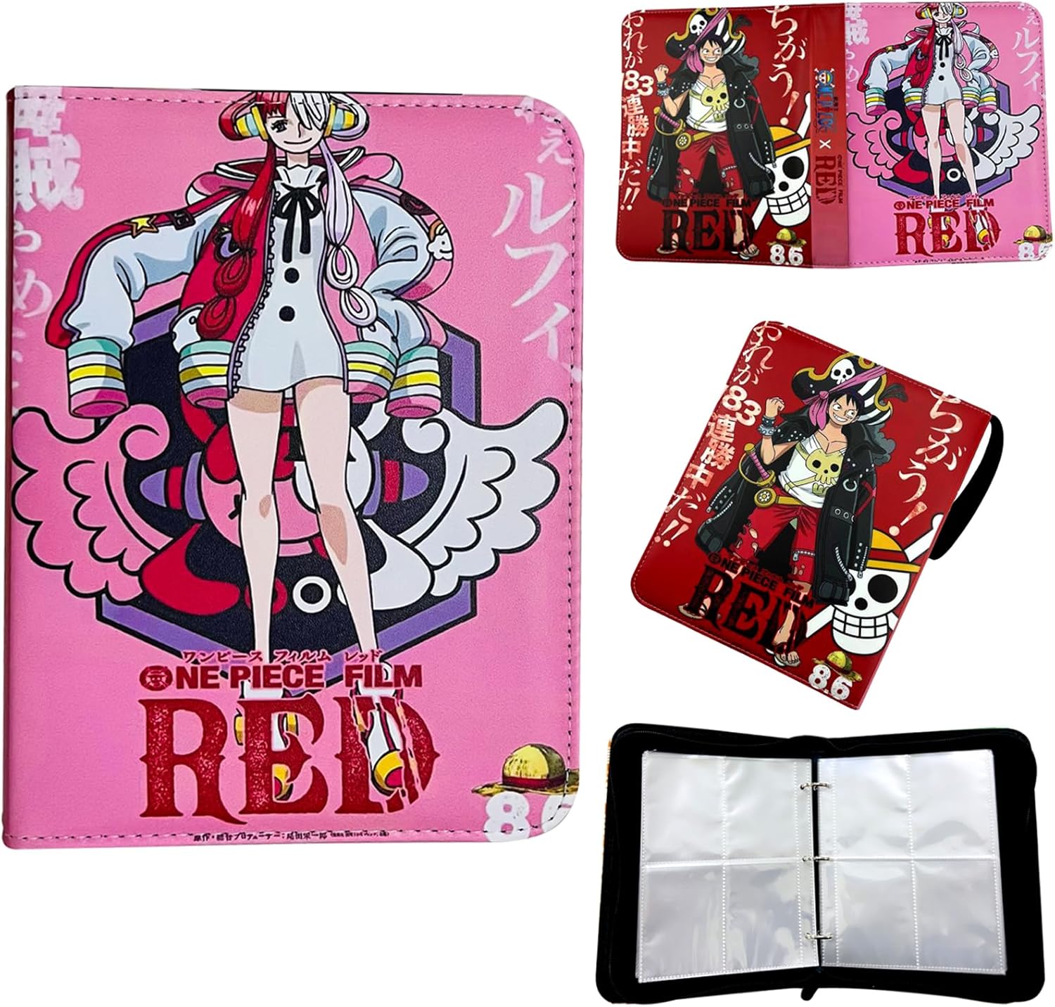 Amazon.com: One Anime Piece Cards Binder,Uta&Luffy,Alubm for TCG ...
