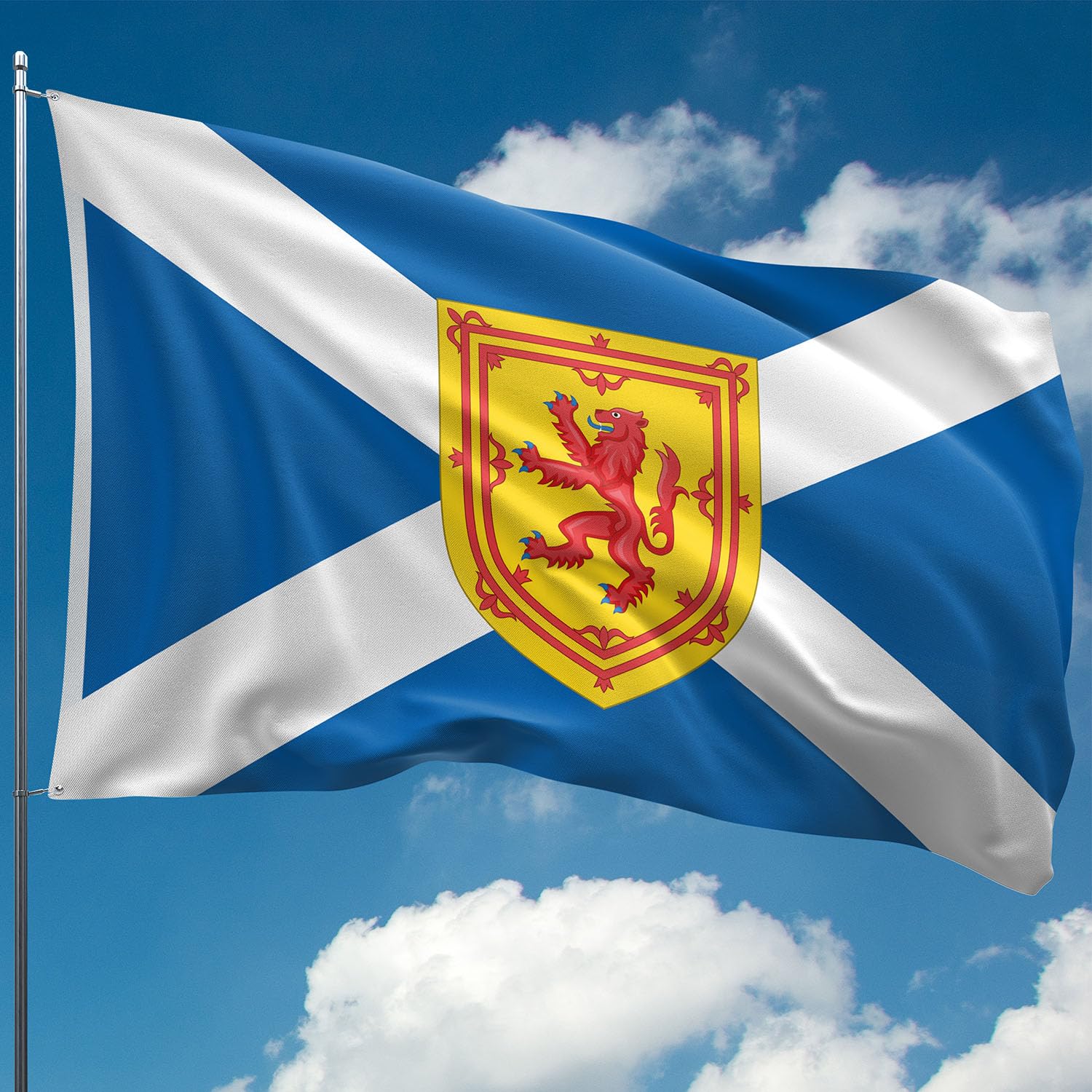 Scottish Lion Flag Vector