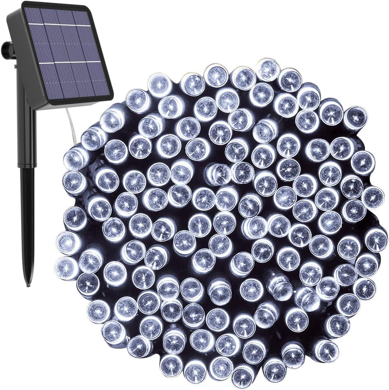 SKYELE Solar Lights Outdoor Garden - 20m 200LEDs Fairy Lights Solar ...