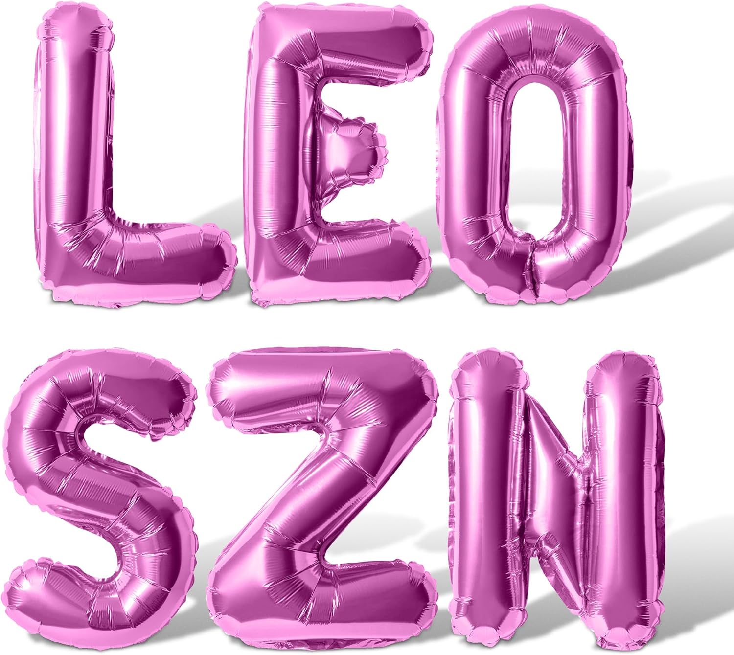 Amazon.com: Letter Balloons - LEO SZN 16" Inch Alphabet Letters Foil ...