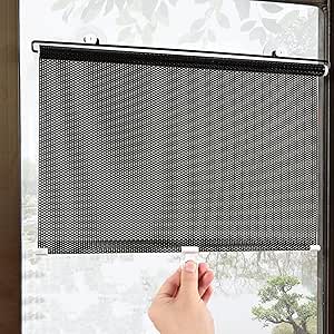 Amazon.com: Temporary Blackout Roller Blinds with Suction Cups,Adjustable Thermal Insulated ...