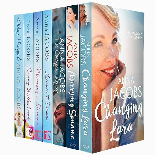 Anna Jacobs Collection 7 Books Set (Changing Lara, Marrying Simone, The ...