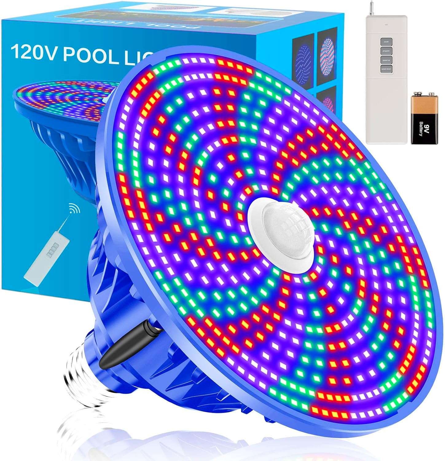 Amazon.com: Pool Lights for Inground Pool, 60W 120V Led Pool Light Bulb ...