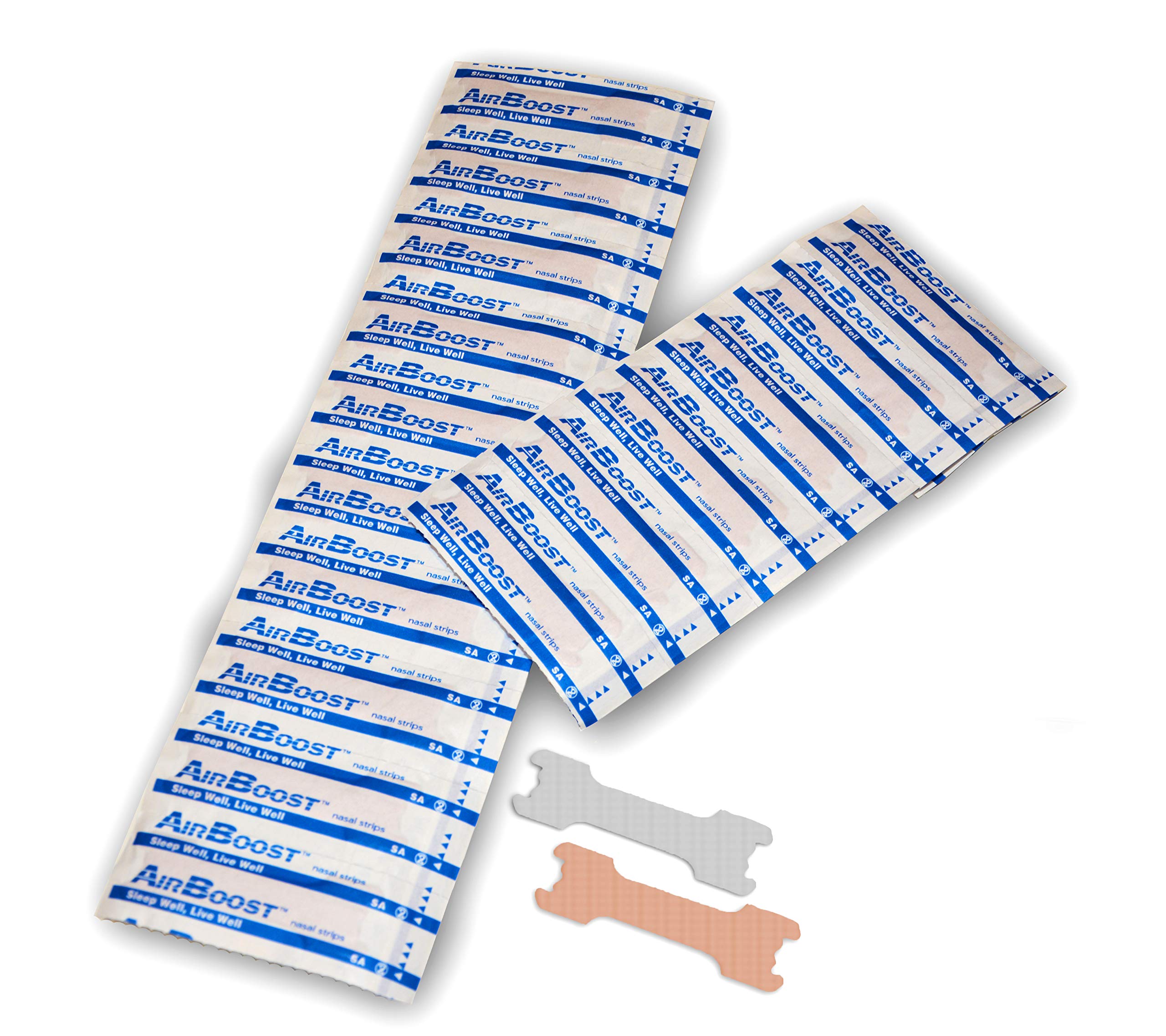 Nasal Strips - AirBoost - Opens Nasal Passages for Improved Air Flow ...