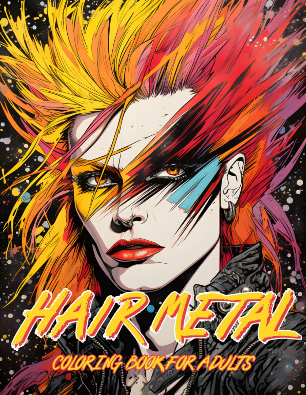 Amazon.com: Hair Metal Coloring Book: An Adult Coloring Book Featuring ...