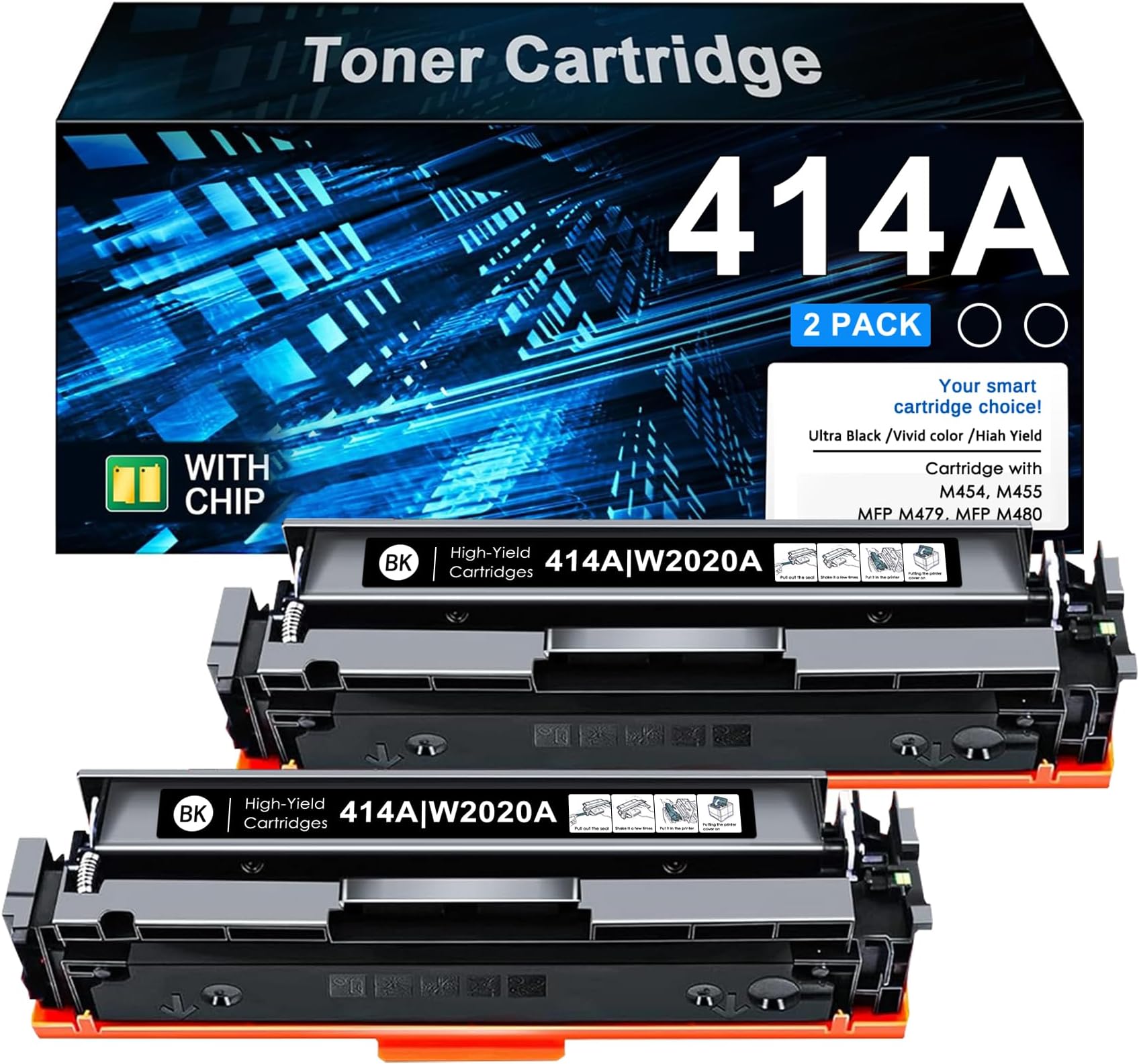 Amazon.com: HP W2030A 415A Original Laserjet Toner Cartridge, Black ...