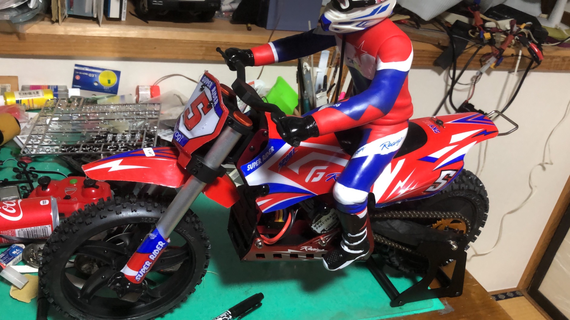 Amazon | MALTA - SKYRC SR5 SUPER RIDER 1/4スケールRCオフロードバイク ブラシレス仕様 RTR完成車 ...