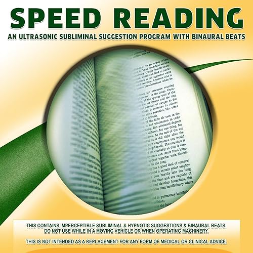 Speed Reading by Ultrasonic Subliminal Suggestion Program on Amazon ...