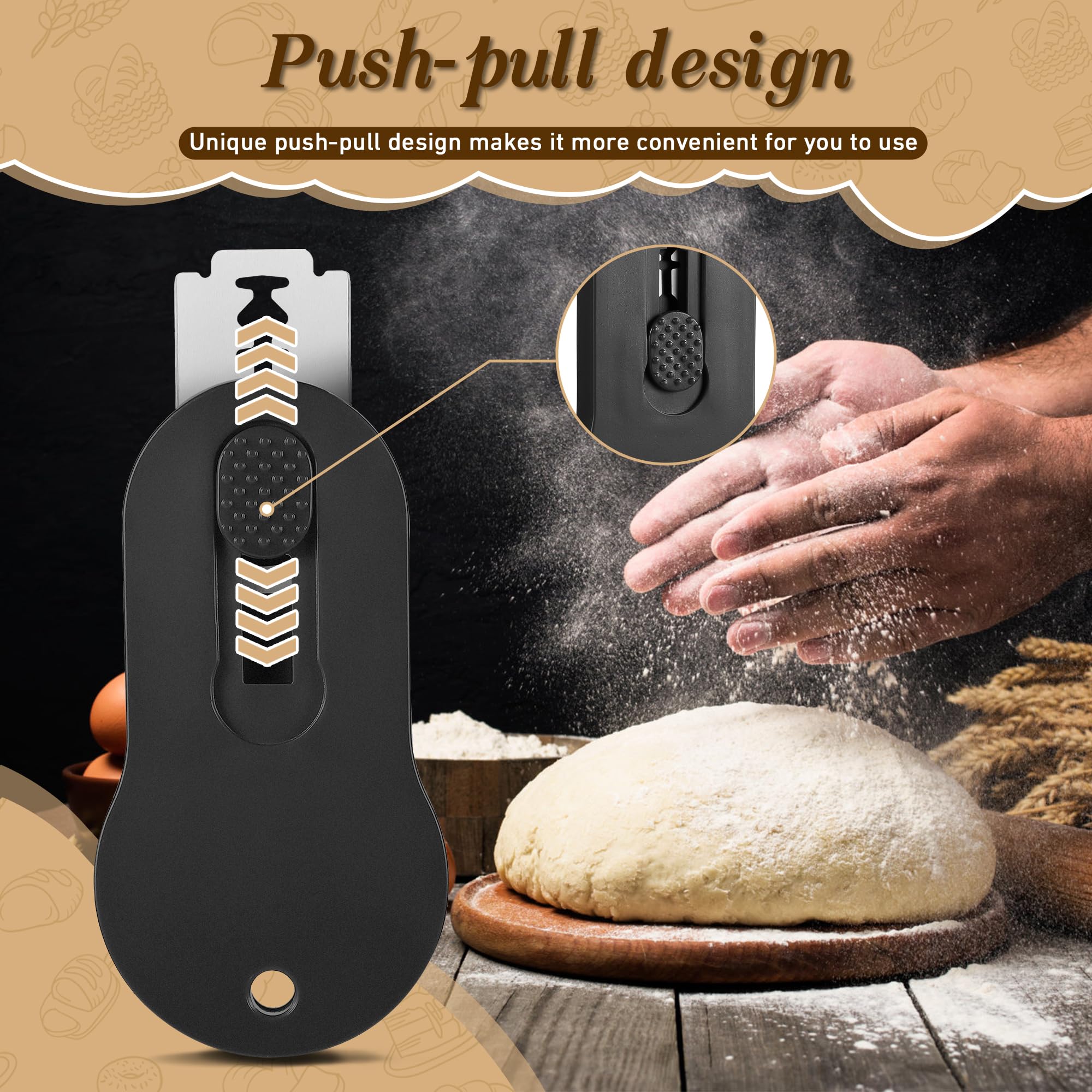 Snapklik.com : Quald Magnetic Bread Lame Dough Scoring Tool ...