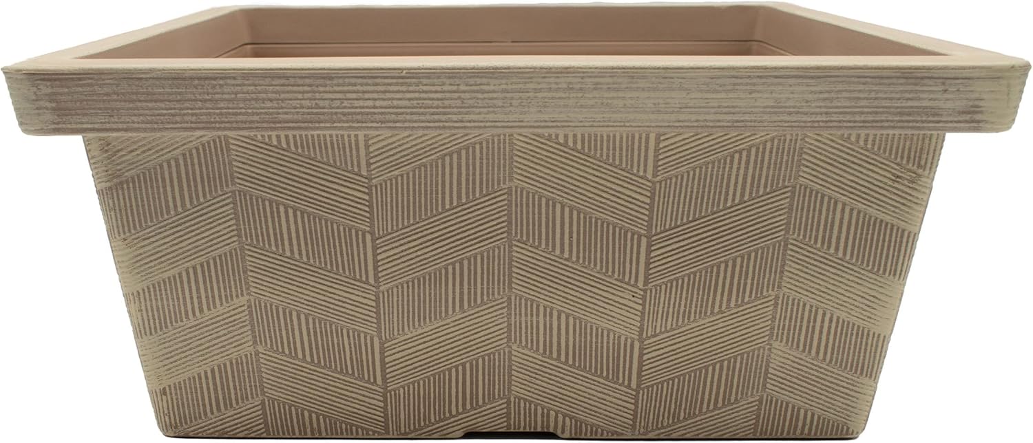 Amazon.com : The HC Companies Borden 14" Square Planter Box ...