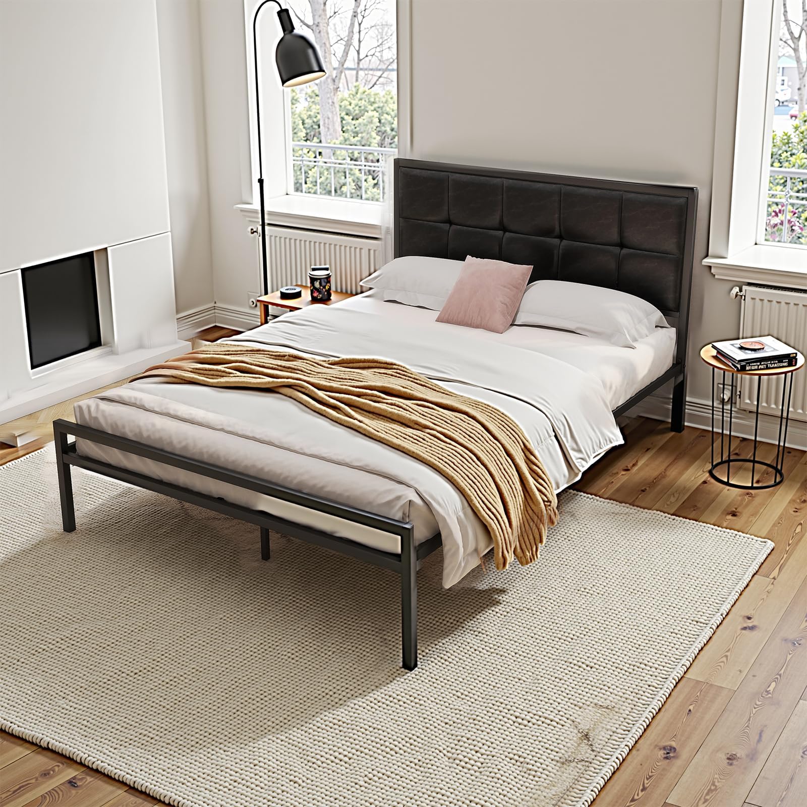 WELIKERA Base de Cama Individual con Cabecera Almacenamiento y LED RGB ...