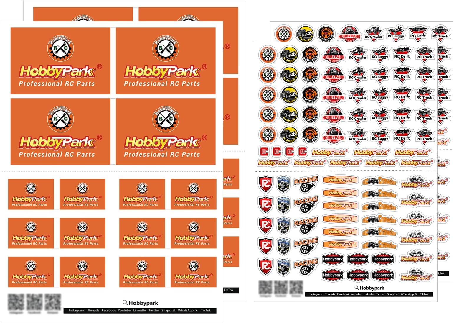 Amazon.com: STP Sticker Gang Sheet 32-1/10 Scale White Vinyl R/C Model ...