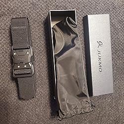 JUKMO Quick Release Tactical Belt, Military Work 1.5" Nylon Web Hiking ...
