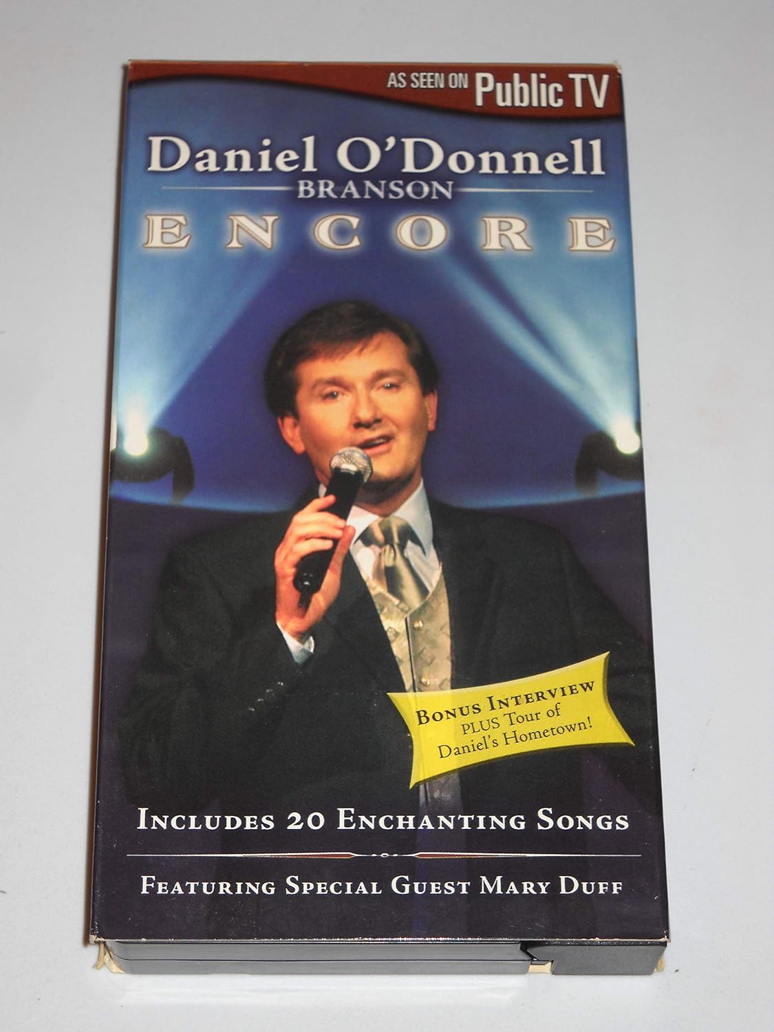 Amazon.com: Daniel O'Donnell Branson Encore [VHS] : Daniel O'Donnell ...