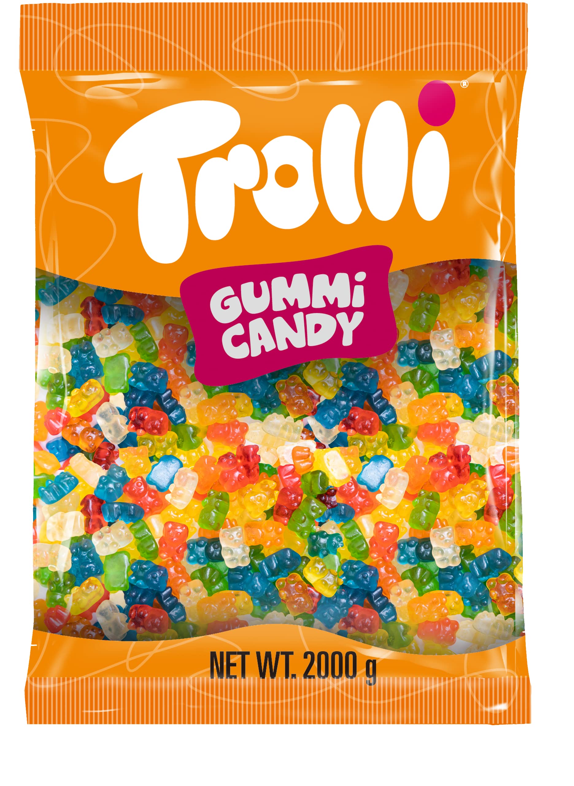 Trolli Gummi Bears 2kg Bag – Classic Fruity Gummy Candy : Amazon.com.au ...