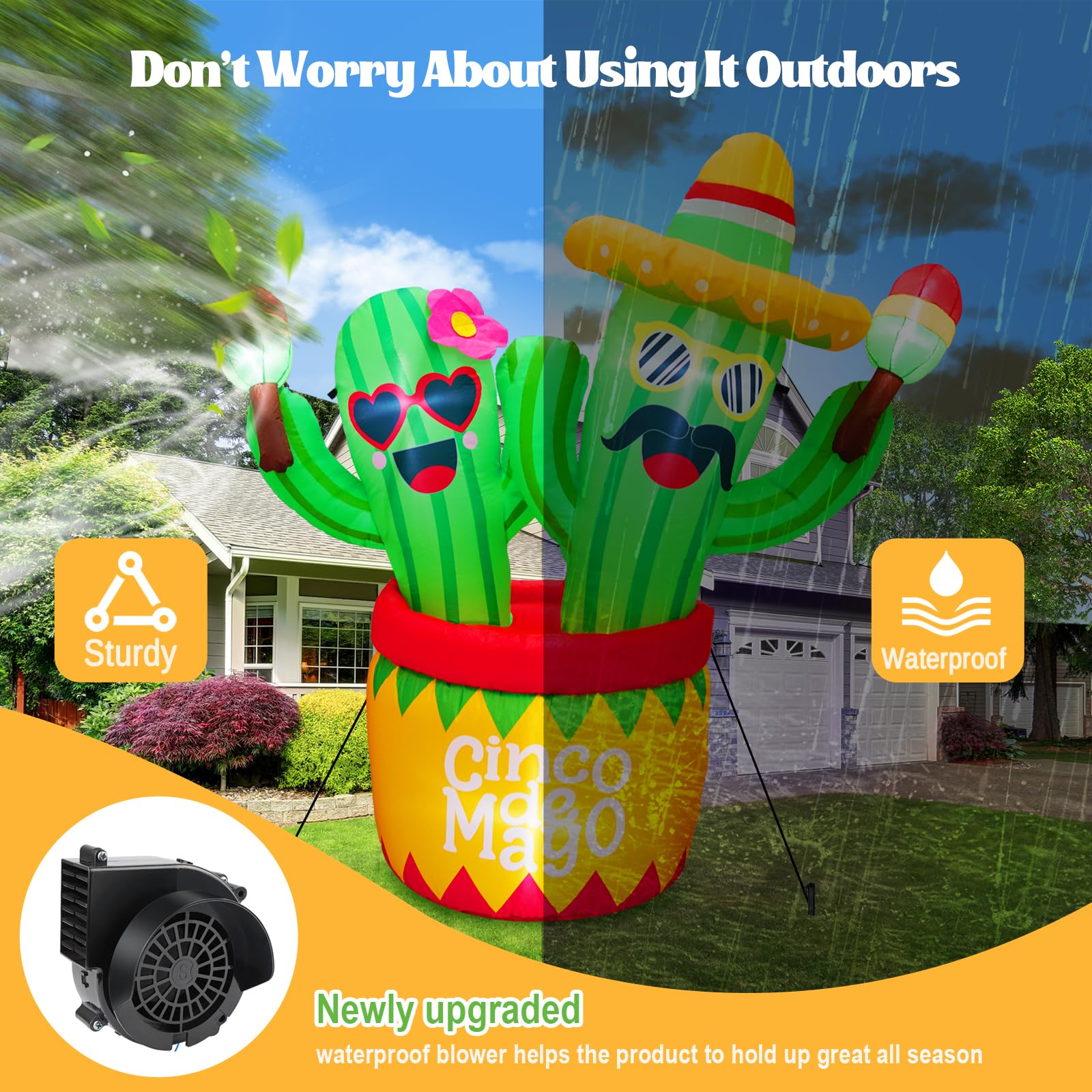 Snapklik.com : Parayoyo 6FT Tall Cinco De Mayo Inflatables, Mexican ...
