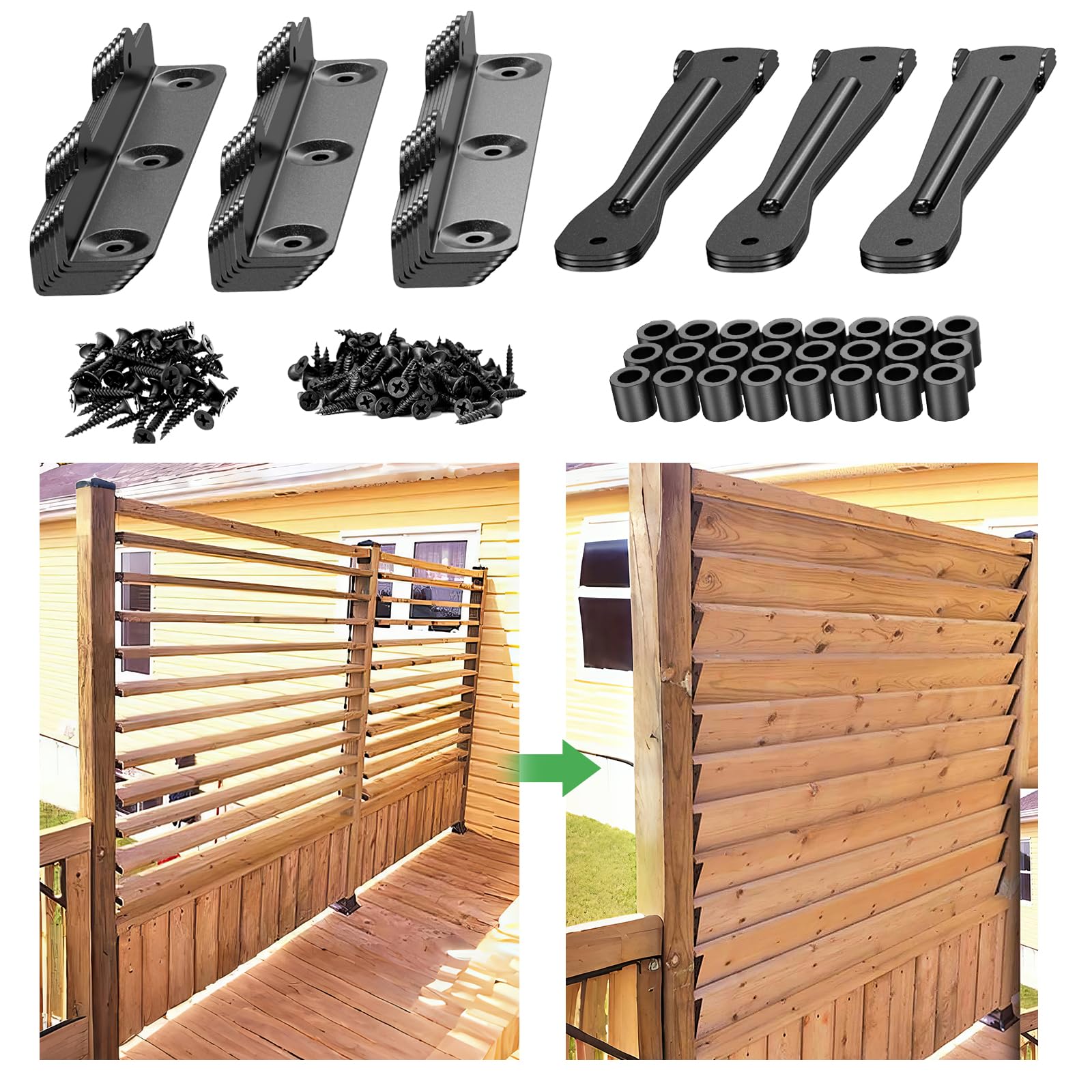 Snapklik.com : Pisman Deck Sunblind System,Louvers Bracket Shutter ...