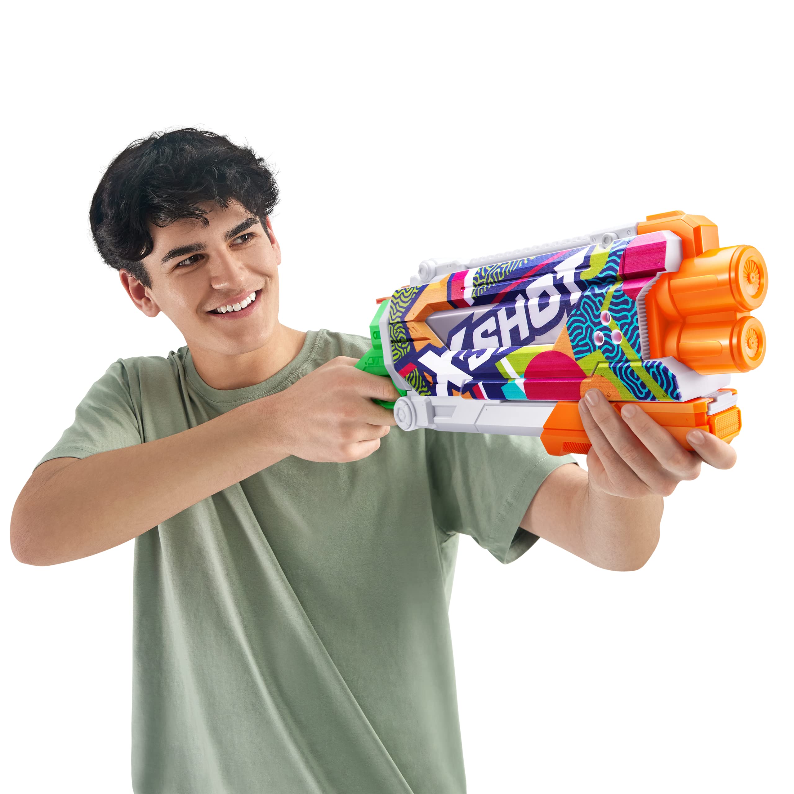 Snapklik.com : X-Shot Water Fast-Fill Skins Pump Action Water Blaster ...