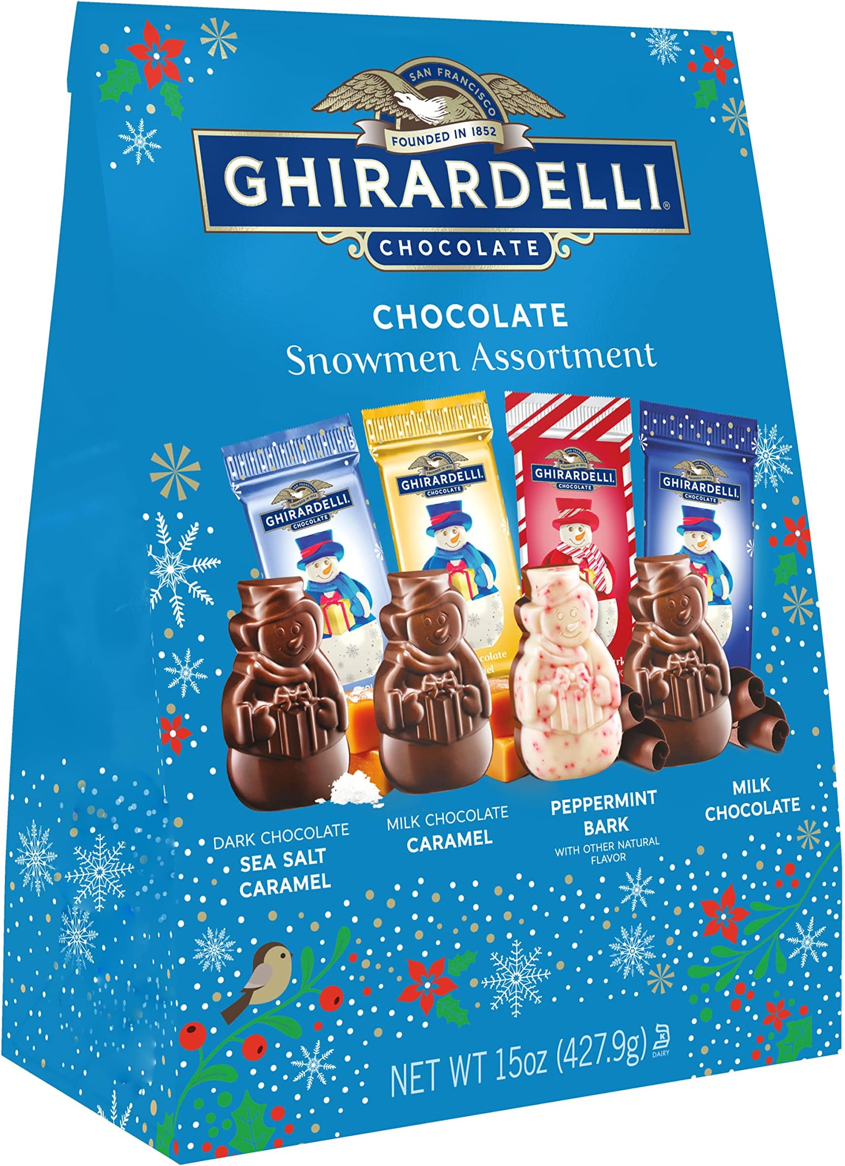 Amazon.com: GHIRARDELLI Premium Chocolate Assortment SQUARES Gift Box ...