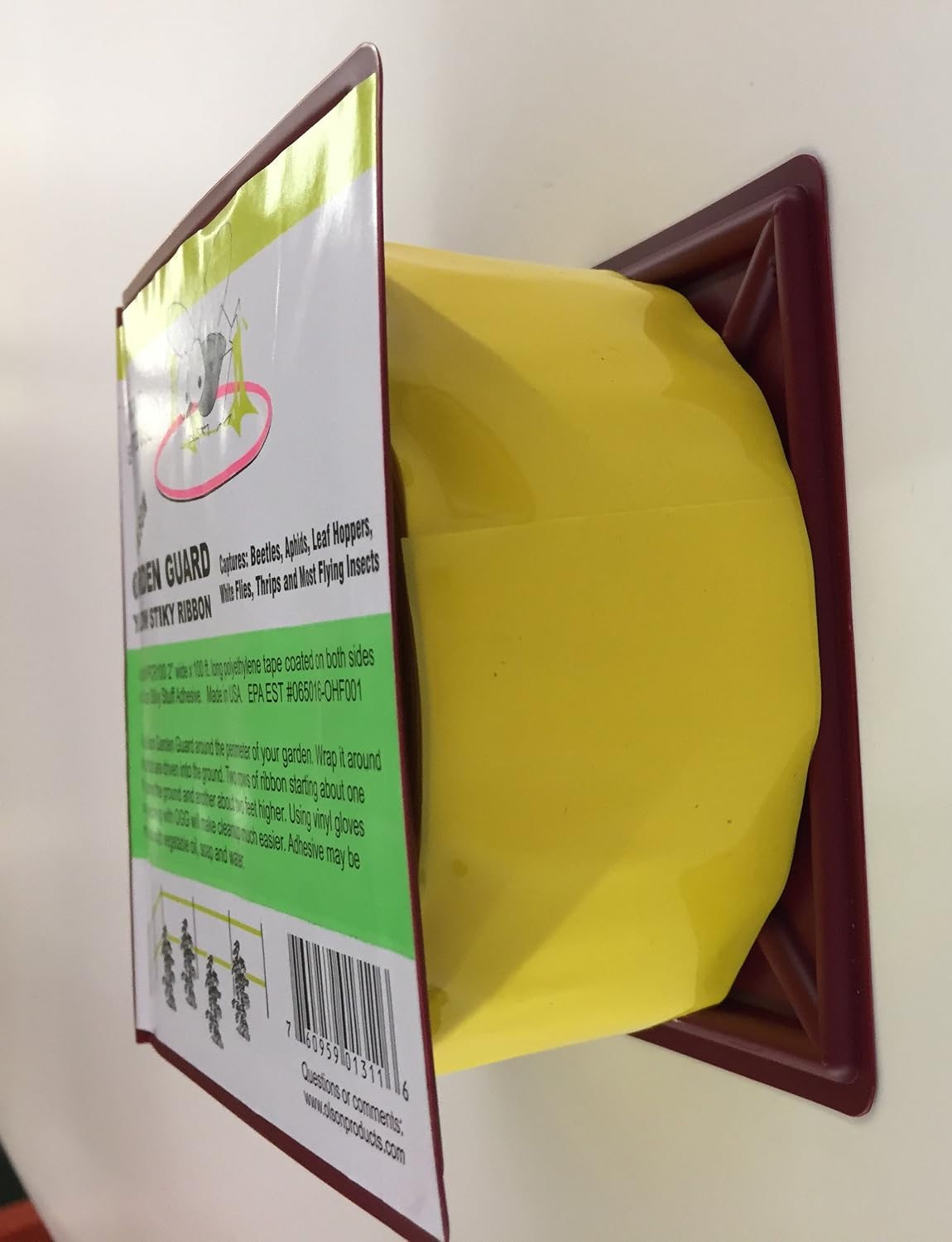 Amazon.com : Olson Garden Guard Yellow 2" Wide by 100ft. Sticky Fly ...