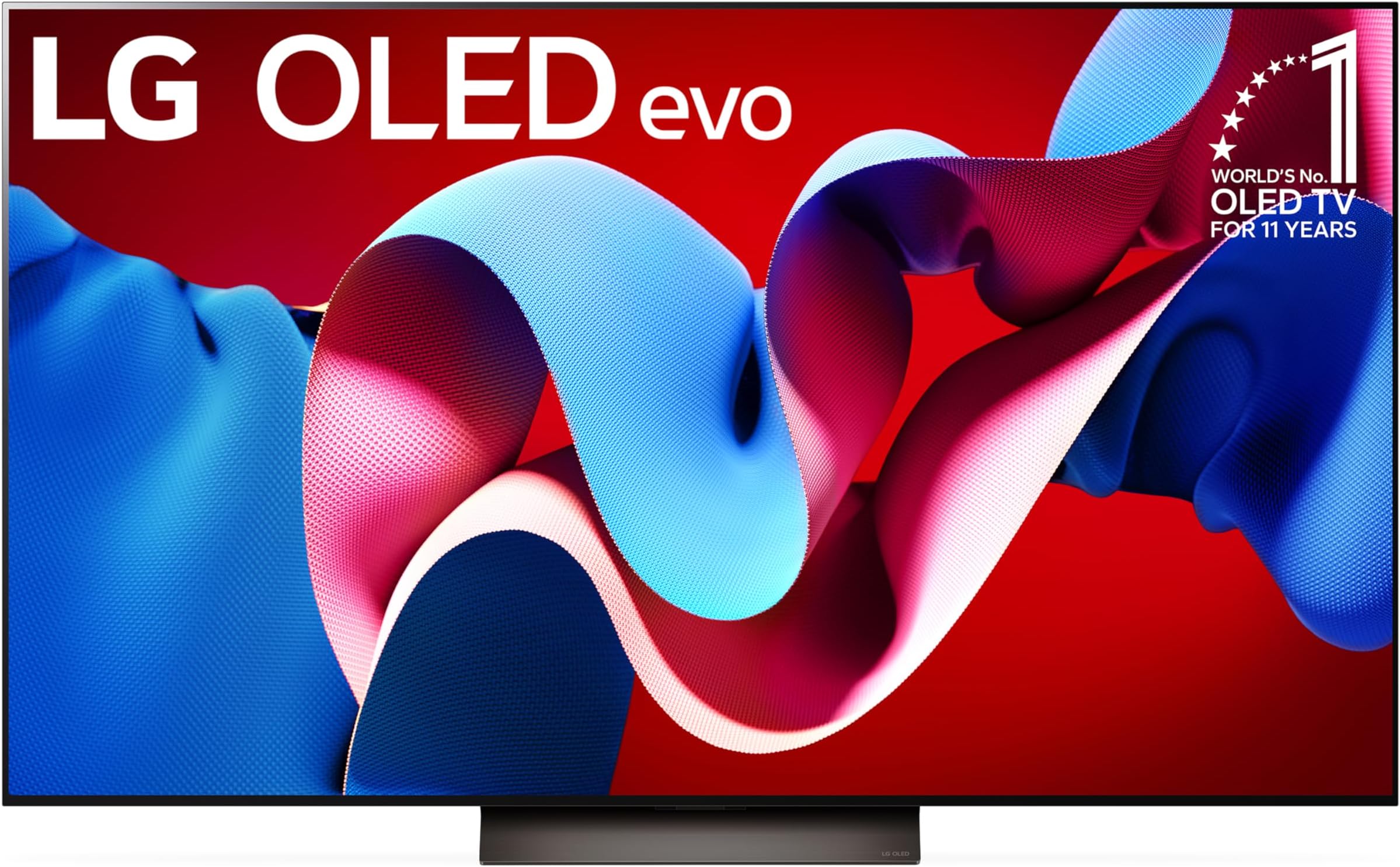 LG 65-Inch C4 OLED evo 4K Smart TV - α9 AI Processor 4K, Alexa Built-in, 144Hz Refresh Rate ...