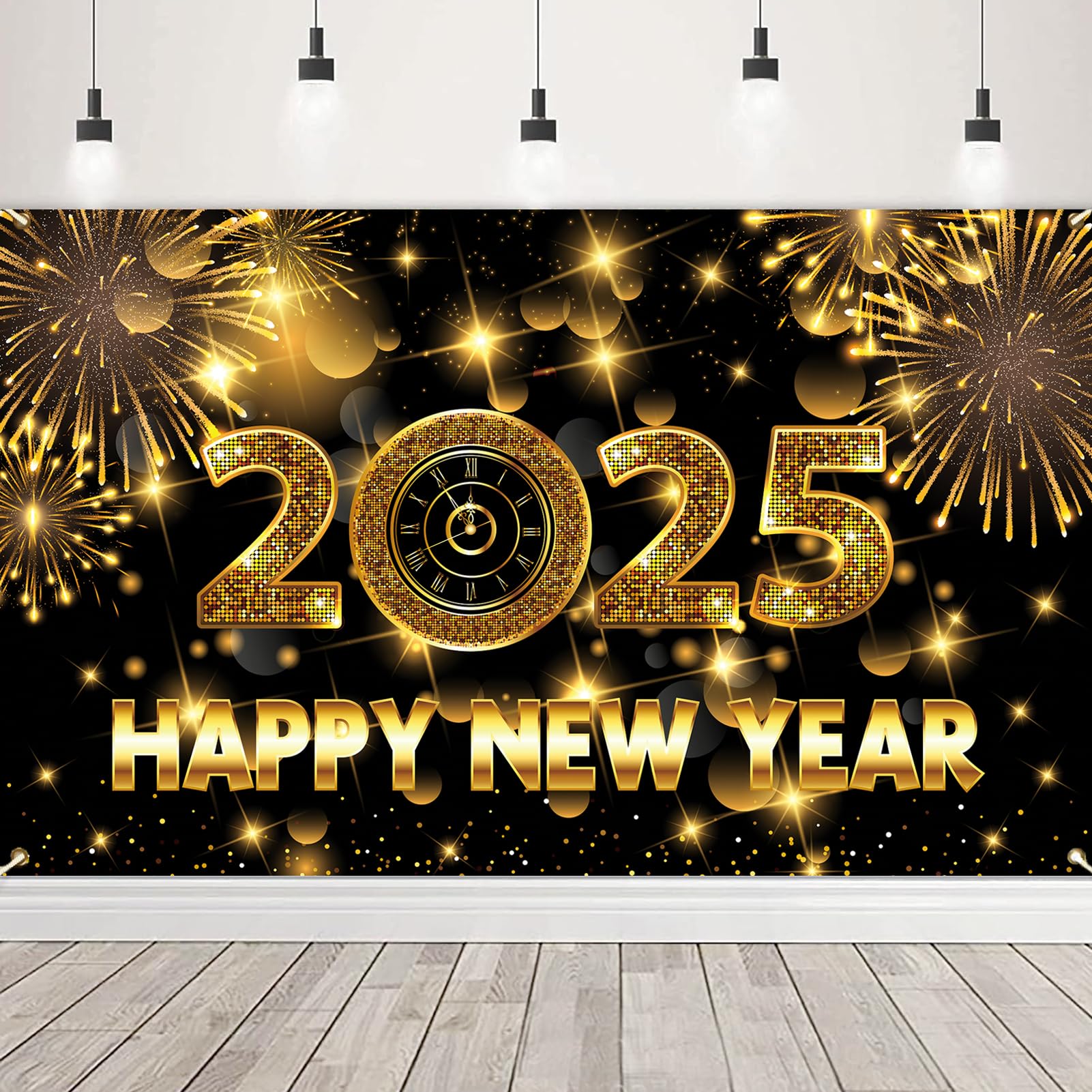 Happy New Year Backdrop 72 X 44 Inch Large Happy | Desertcart Kenya