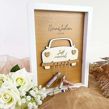 Amazon.de: Namofactur® – personalisierter Hochzeits-Bilderrahmen ...