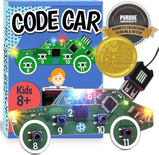 Amazon.com: Code Car Kids Coding Toy for Kids 8-12. Boys & Girls Learn ...