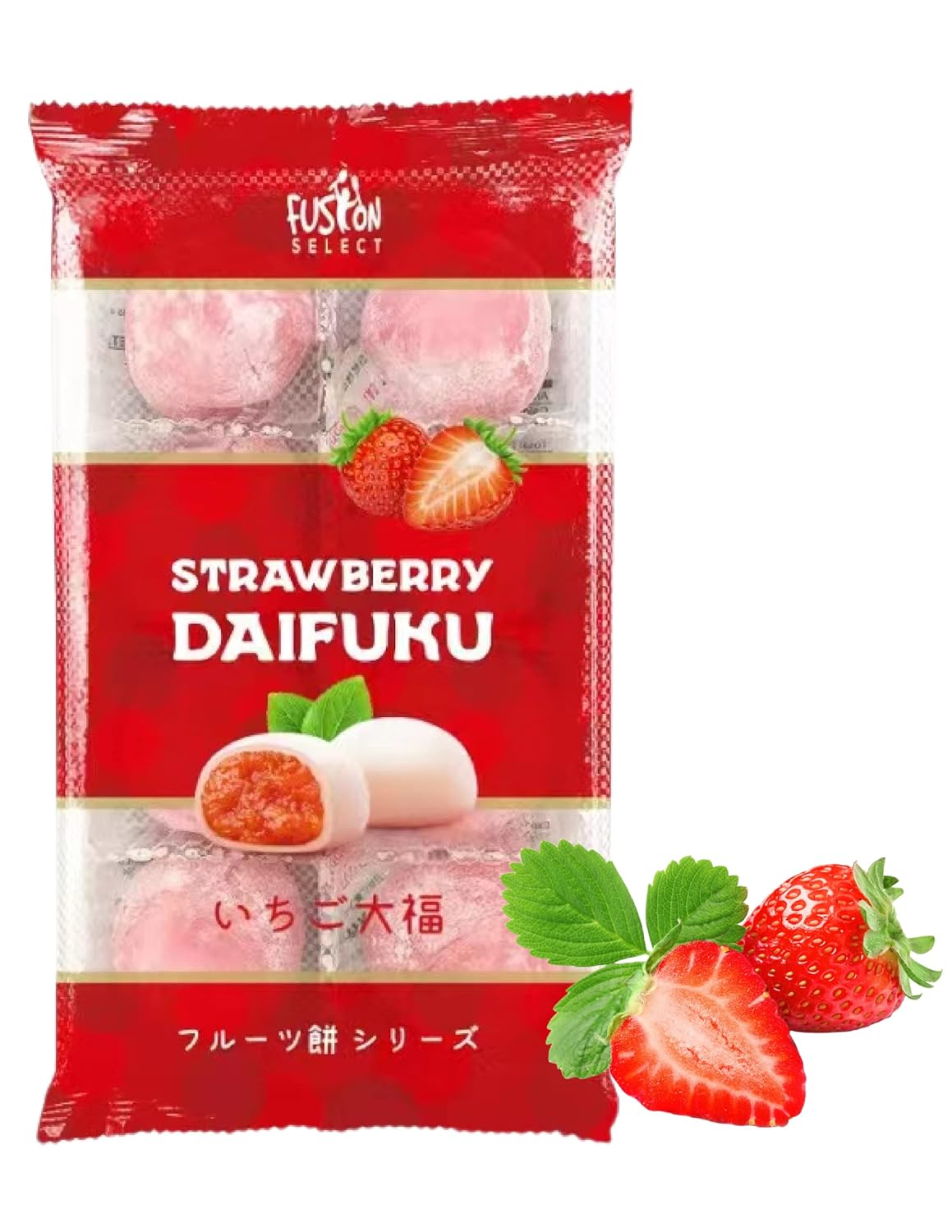 Japanese Sweet Rice Cake with Fruit Filling - Fusion Select Mochi ...