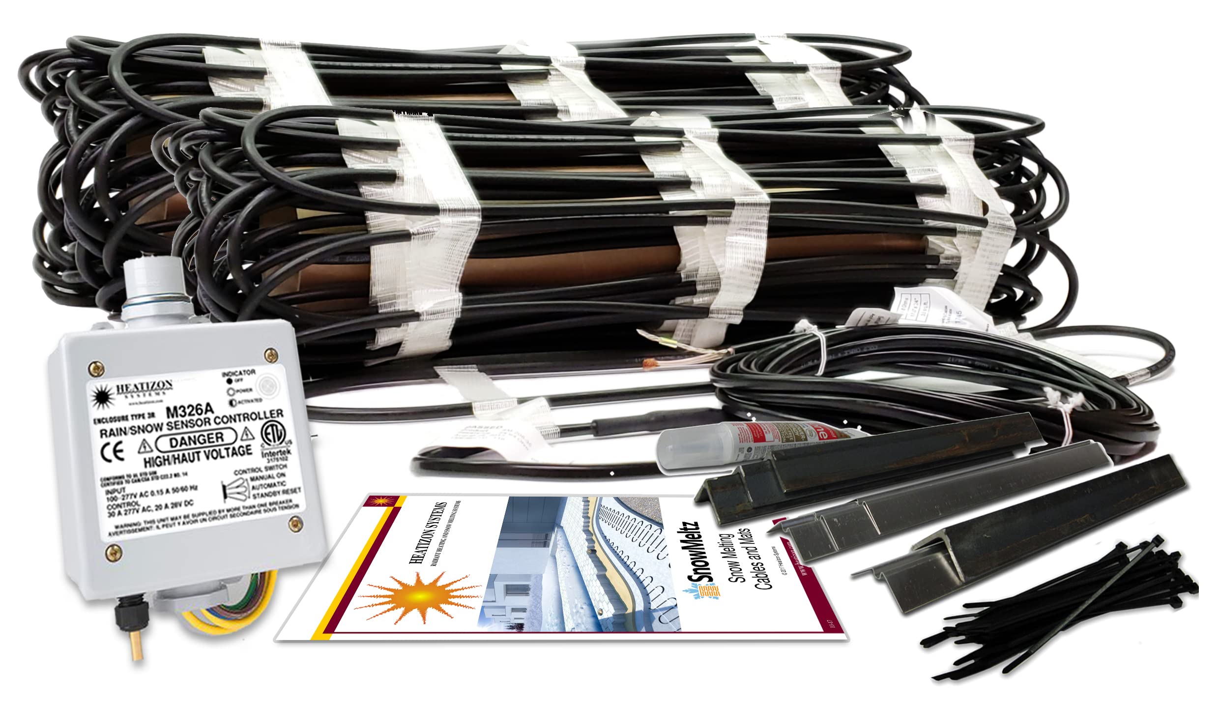 Amazon.com : SNOWMELTZ Heated Driveway System for Concrete/Asphalt ...