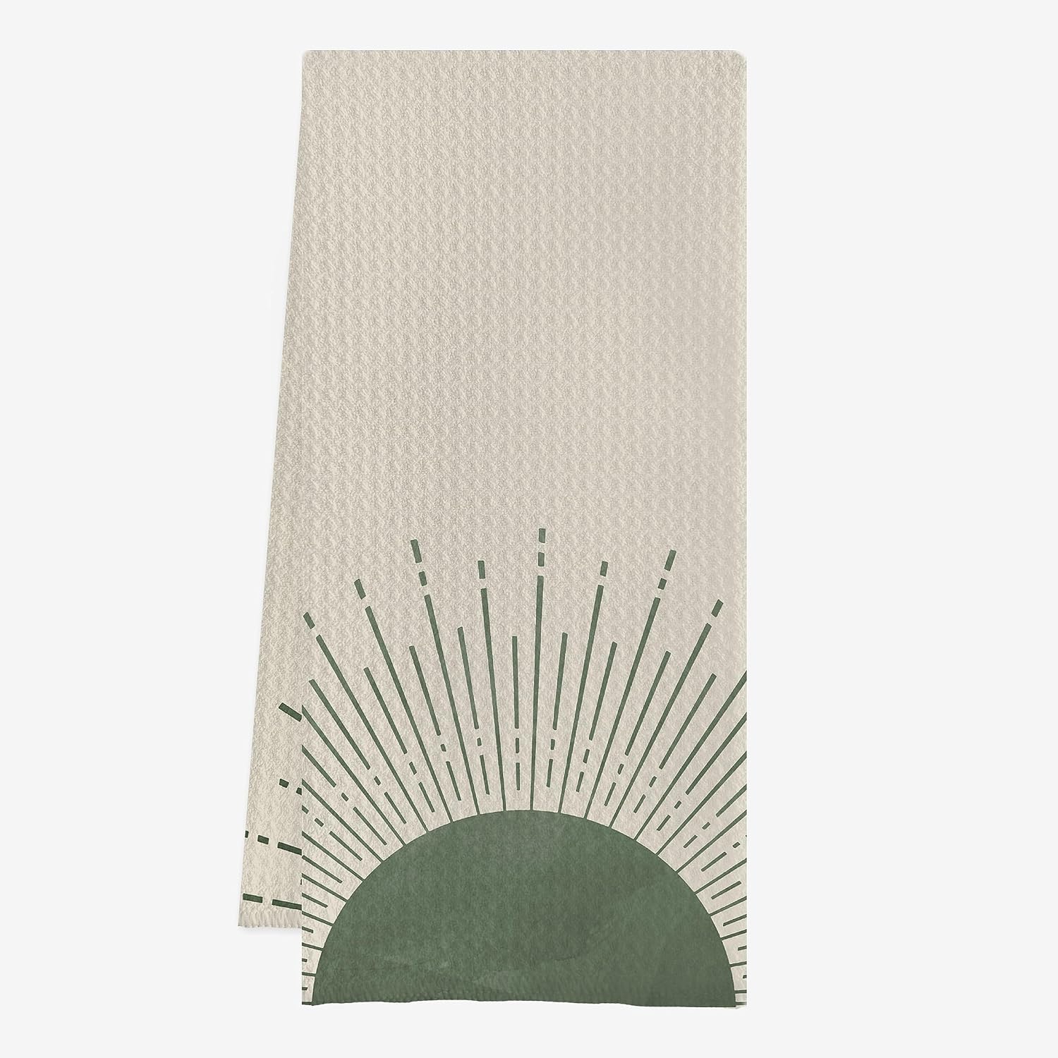 Amazon.com: IWXYI Boho Green Rising Sun Sunset Sunlight Waffle Weave ...