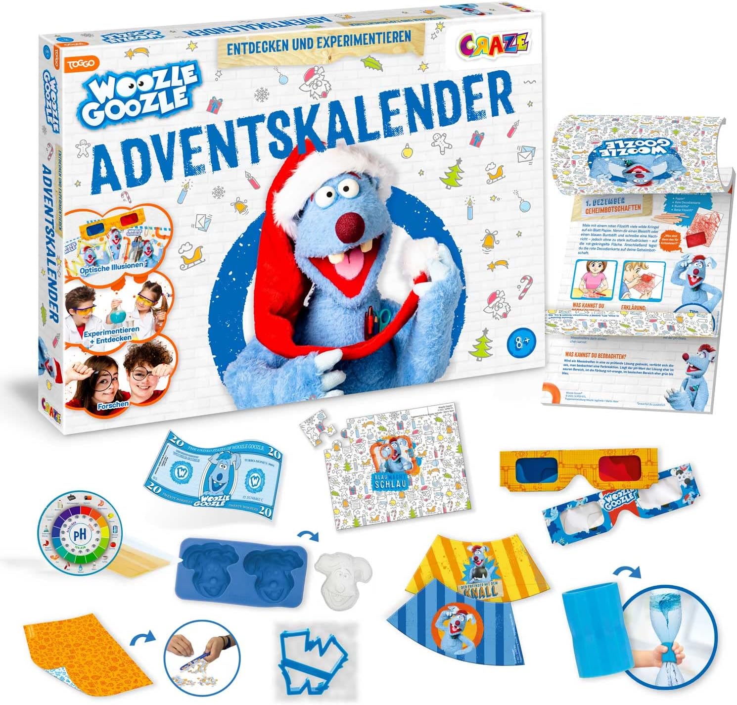 FRANZIS 67220 - CheXperiment Adventskalender: Nimm die Herausforderung ...