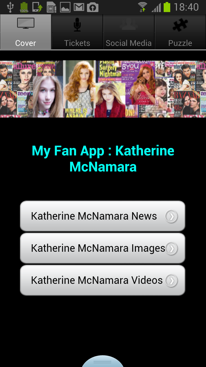 My Fan App : Katherine McNamara Kindle Edition - App on Amazon Appstore