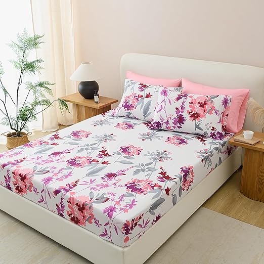 Amazon.com: Spirit Linen home 6-Piece King Size Bed Sheet Set - Deep ...
