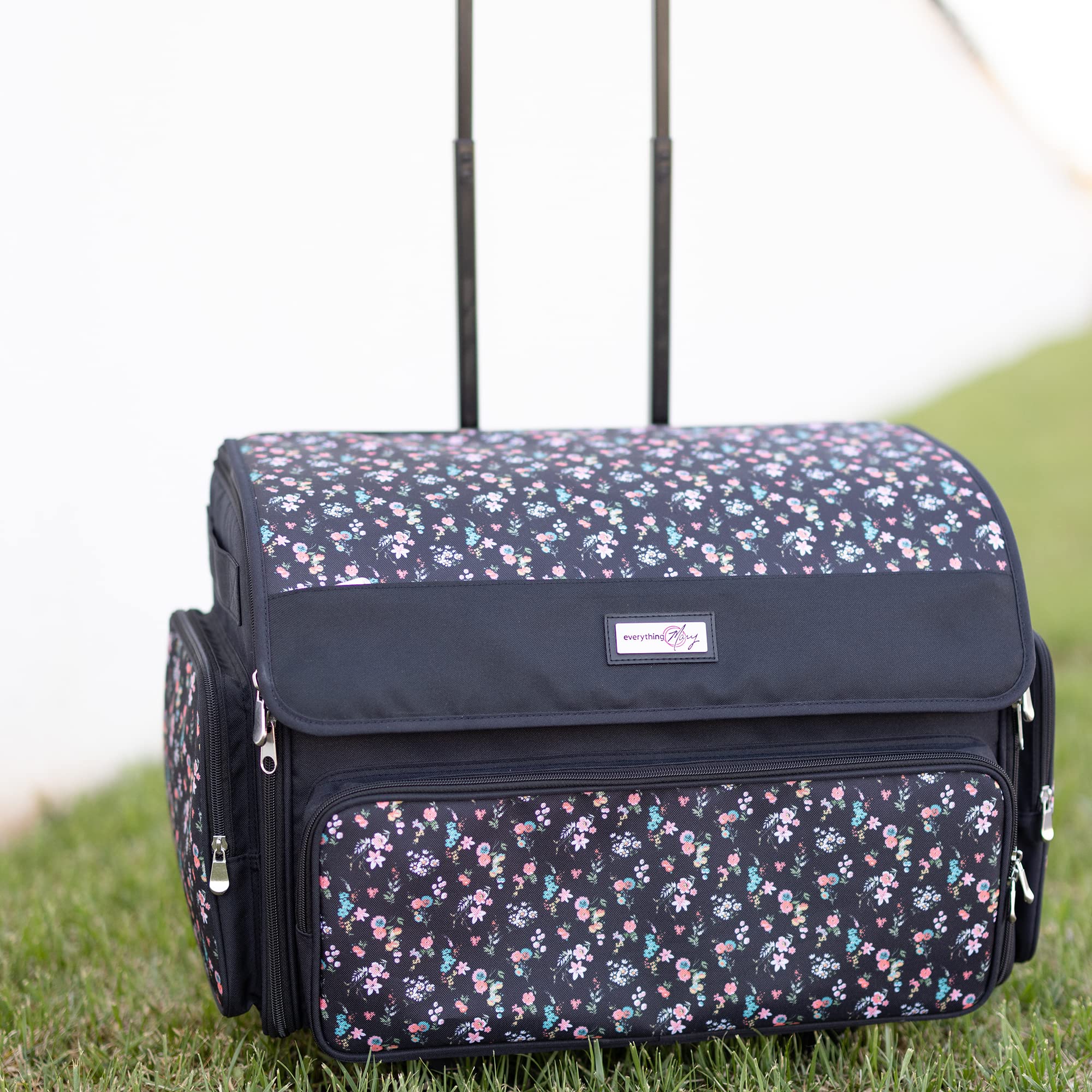 Snapklik.com : Everything Mary 4 Wheel Collapsible Deluxe Sewing ...