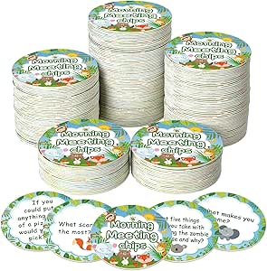 Amazon.com: Geyoga 200 Pieces Morning Meeting Chips for Kids 200 Styles ...