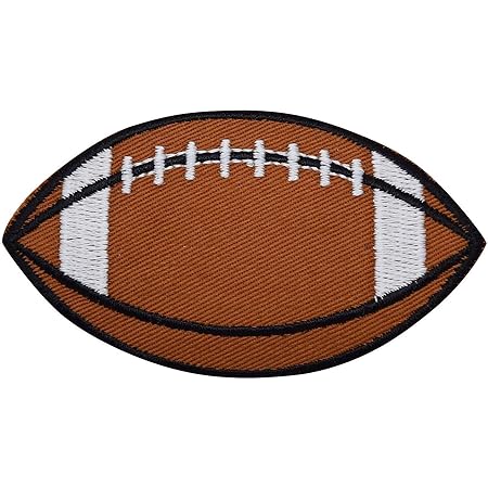Amazon.com: Football Embroidered Iron on Patch
