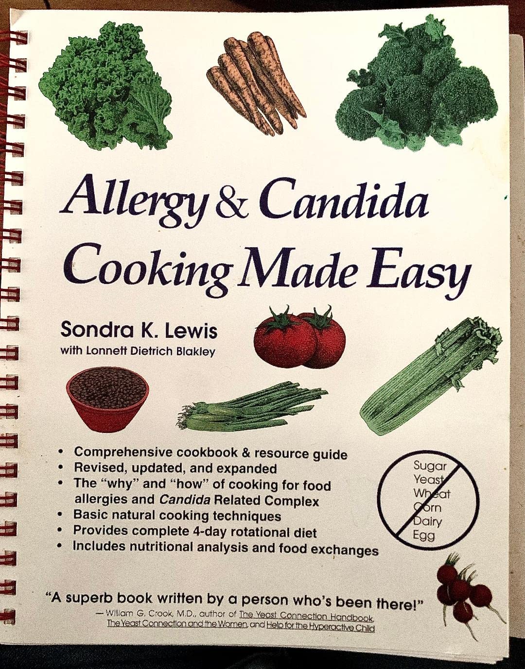 Allergy & Candida Cooking Made Easy: Lewis, Sondra K., Blakley, Lonnett ...