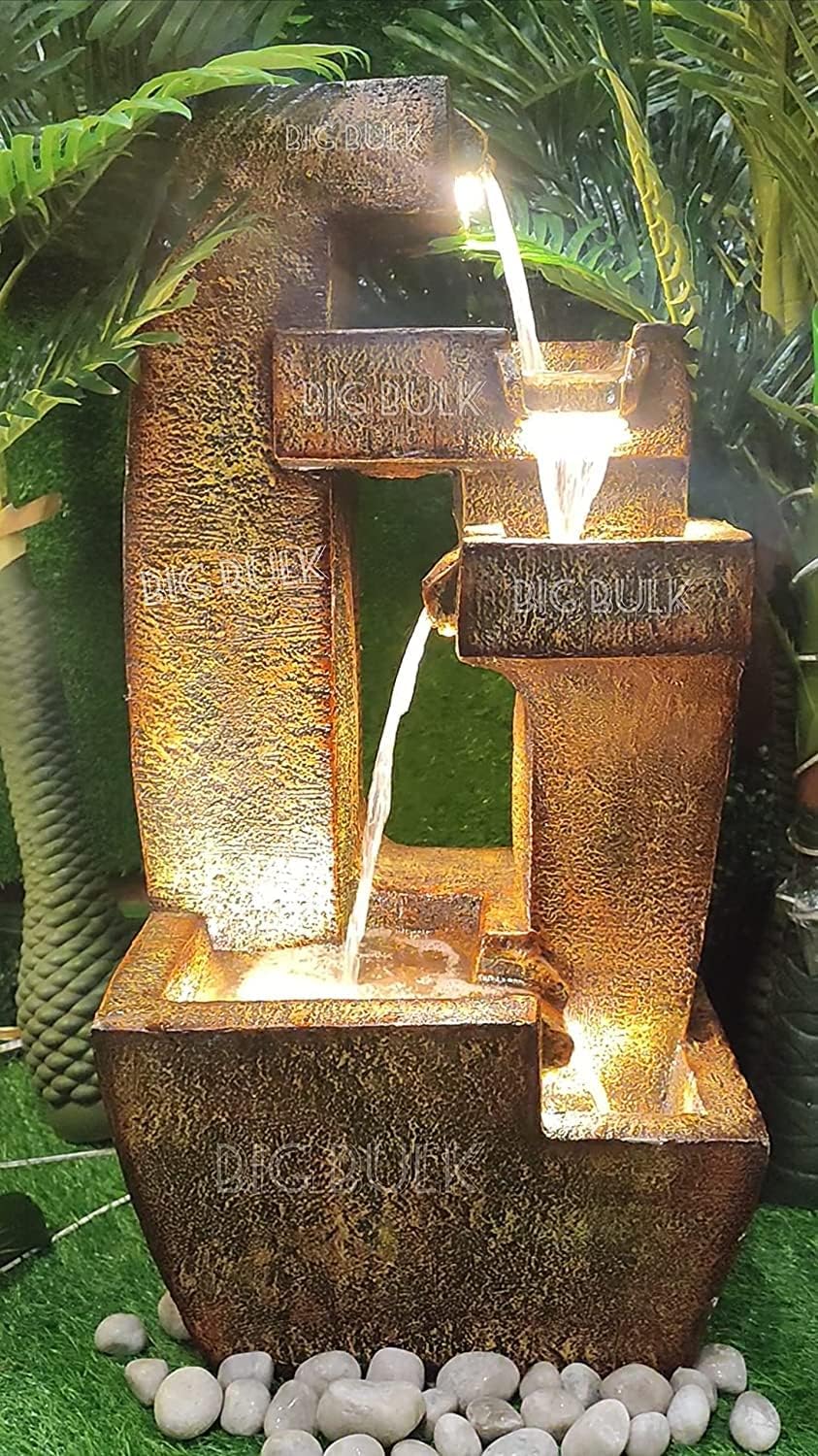 Big Bulk Big Slate Buddha Fountain for Living Room Home Decor Garden ...