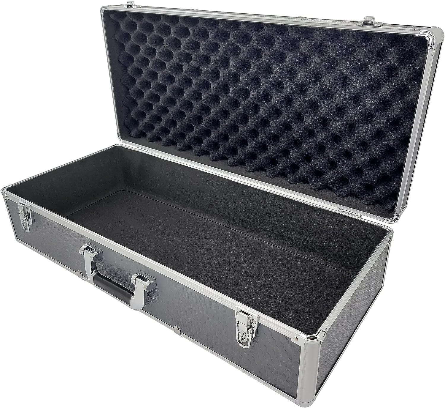 Maplin Long Lockable Flight Case - Aluminium Tool Case, Portable ...