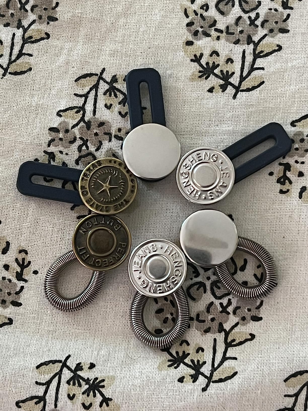 Detachable Buttons For Jeans, 6pcs Pants Extender Button, Flexible ...